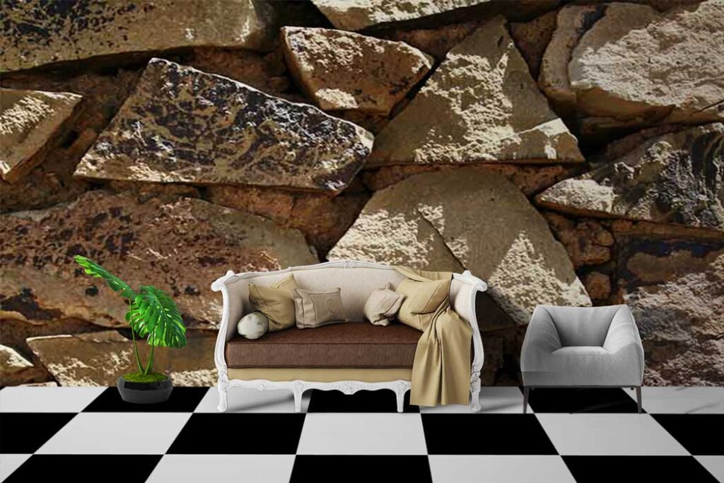 Random Stones Wall - Magicdecor®