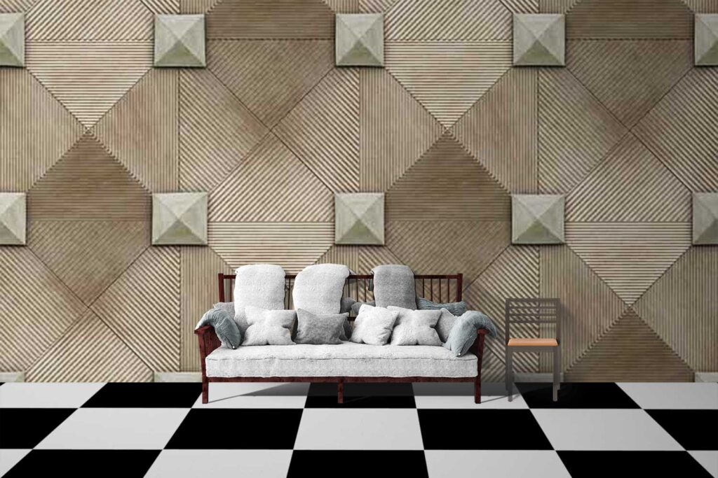 Traingle inside Square - Magicdecor®