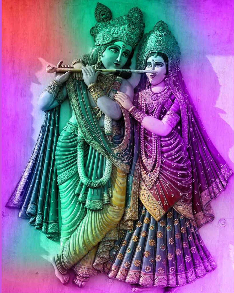 Krishna Wallpaper for Wall, Beautiful Radha Krishna Wallpaper - Magic ...