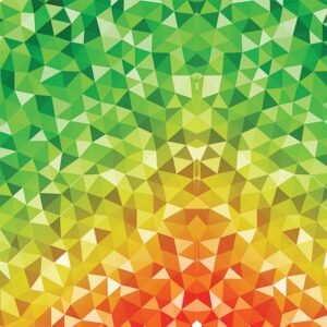 Indian Tri-Color Triangular Patterns Wallpaper for Wall - Magicdecor®