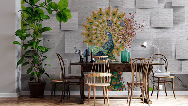 Peacocks at a Glance - Magicdecor®