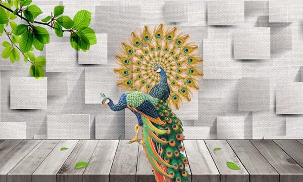 Peacocks at a Glance - Magicdecor®