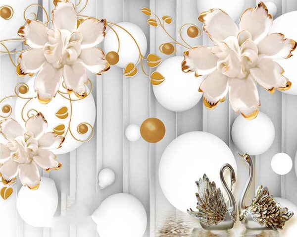 Large Balls and Flowers - Magicdecor®