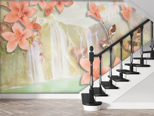 Waterfalls and Flowers - Magicdecor®