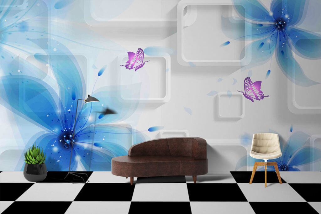 Butterflies Sparkles Square - Magicdecor®