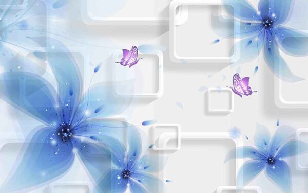 Butterflies Sparkles Square - Magicdecor®