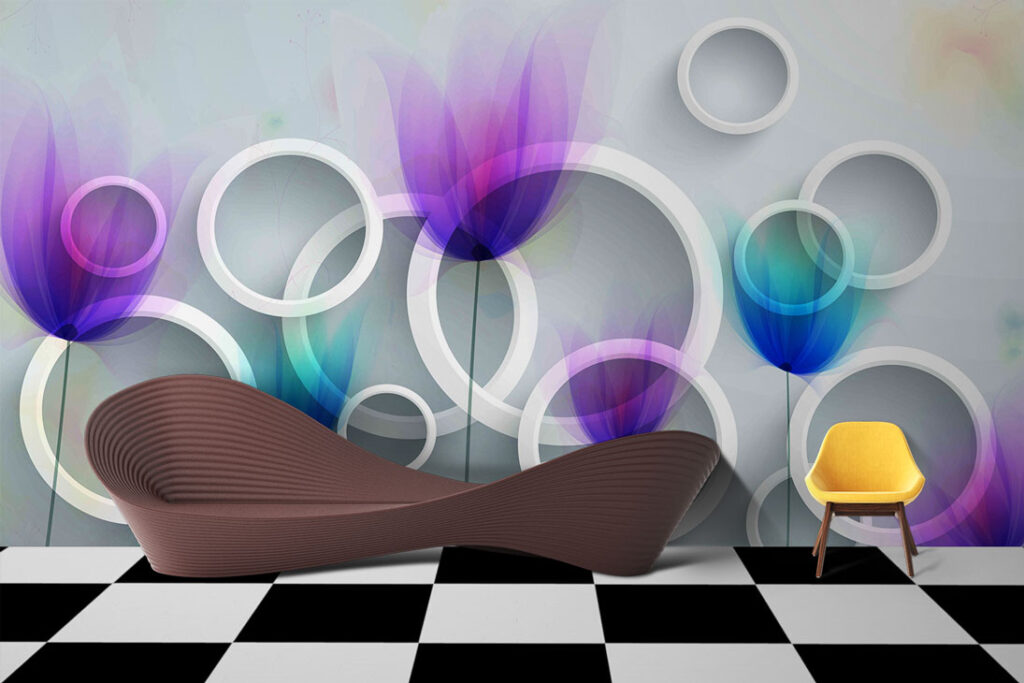 Circlular Embossed Flower - Magicdecor®