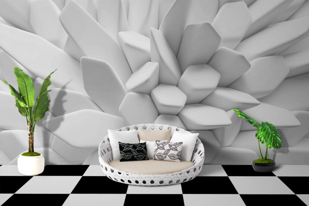 Flower Art Shape - Magicdecor®