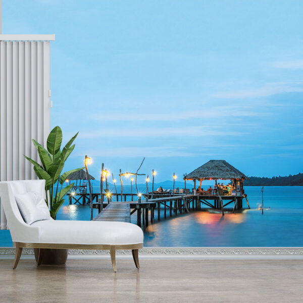 Bahamas Seaview Wallpaper for Wall - Magicdecor®