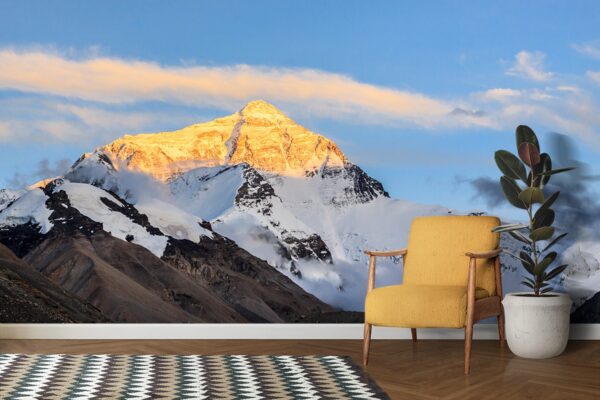3D Look Mount Everest Wallpaper for Living Room - Magicdecor®