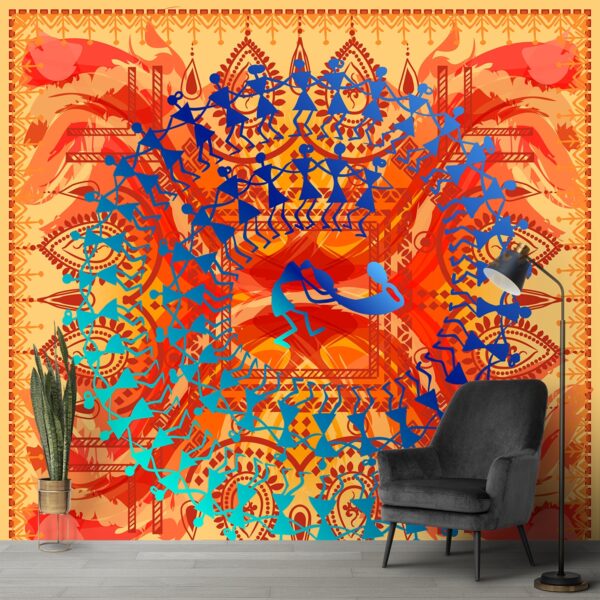A colorful art with a pattern - Magic Decor