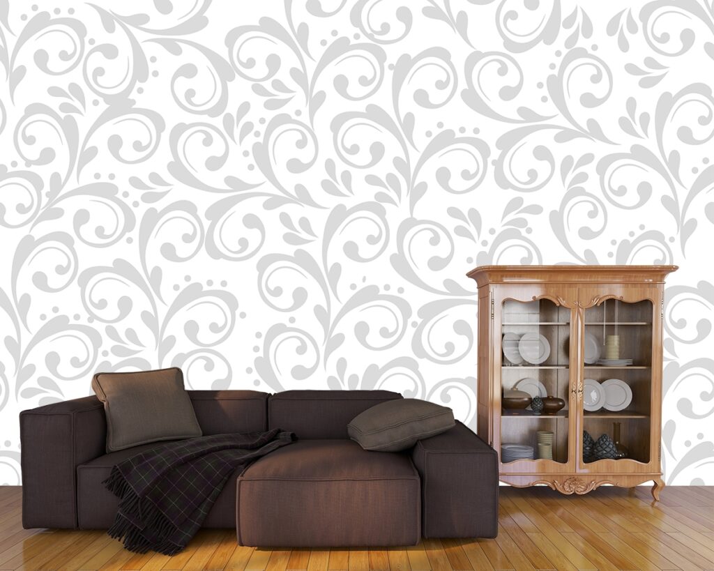 A white and grey pattern - Magicdecor®