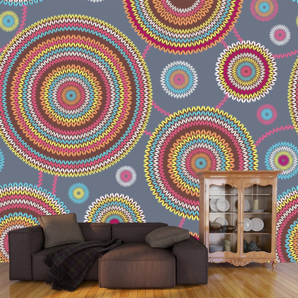 A pattern of colorful circles - Magicdecor®