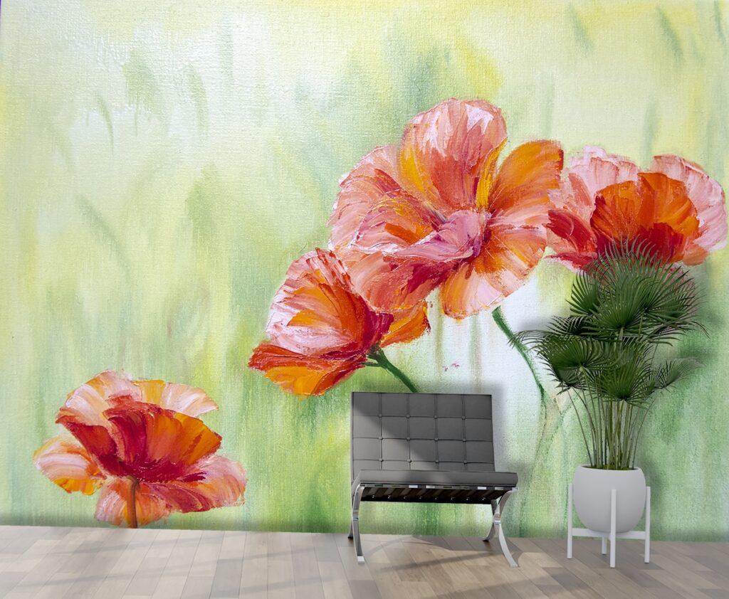 Flowers Elite Expressions Living Room Wall Painting Décor - Magicdecor®