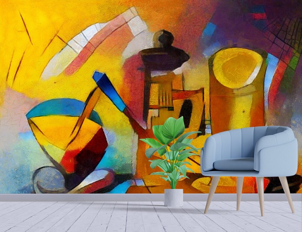 A painting of a variety of objects - Magicdecor®