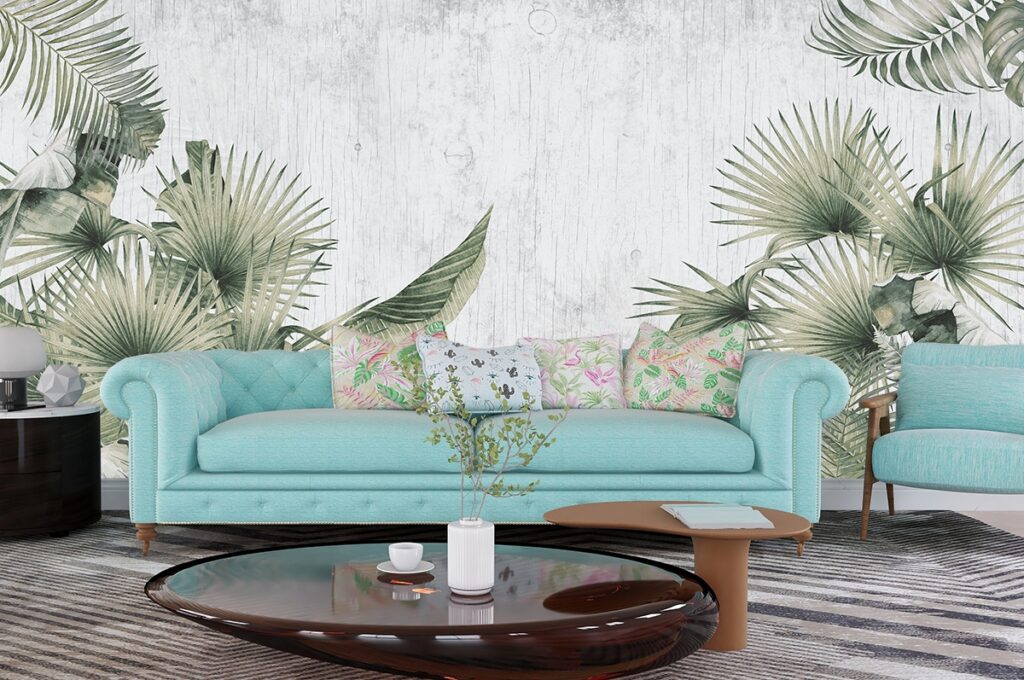 Vintage Palm Leaves Wallpaper for Walls - Magicdecor®