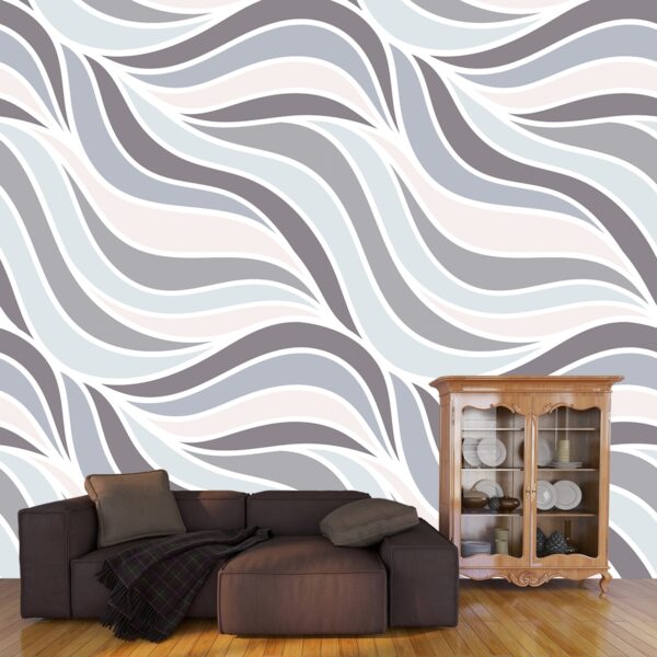 Abstract Wavy Texture Wallpaper Mural - Magicdecor®