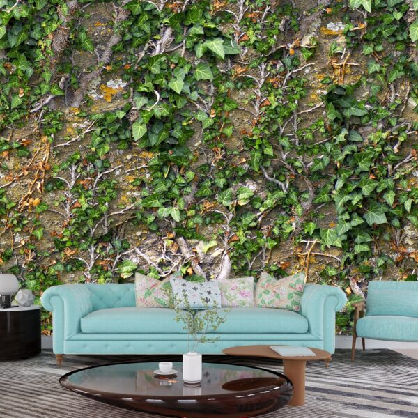 A wall covered with ivy - Magic Decor
