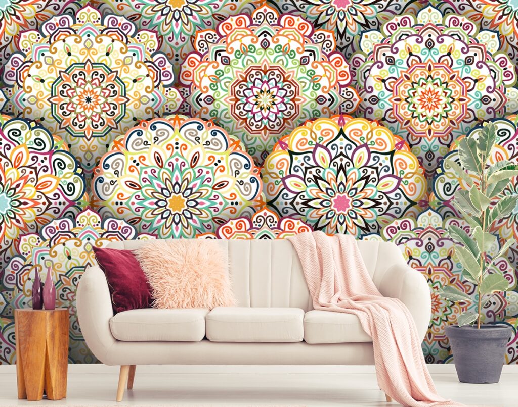 A group of colorful circular designs - Magicdecor®