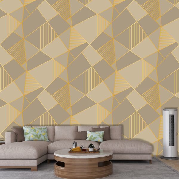 A Wallpaper of Geometric Pattern for Wall - Magicdecor®