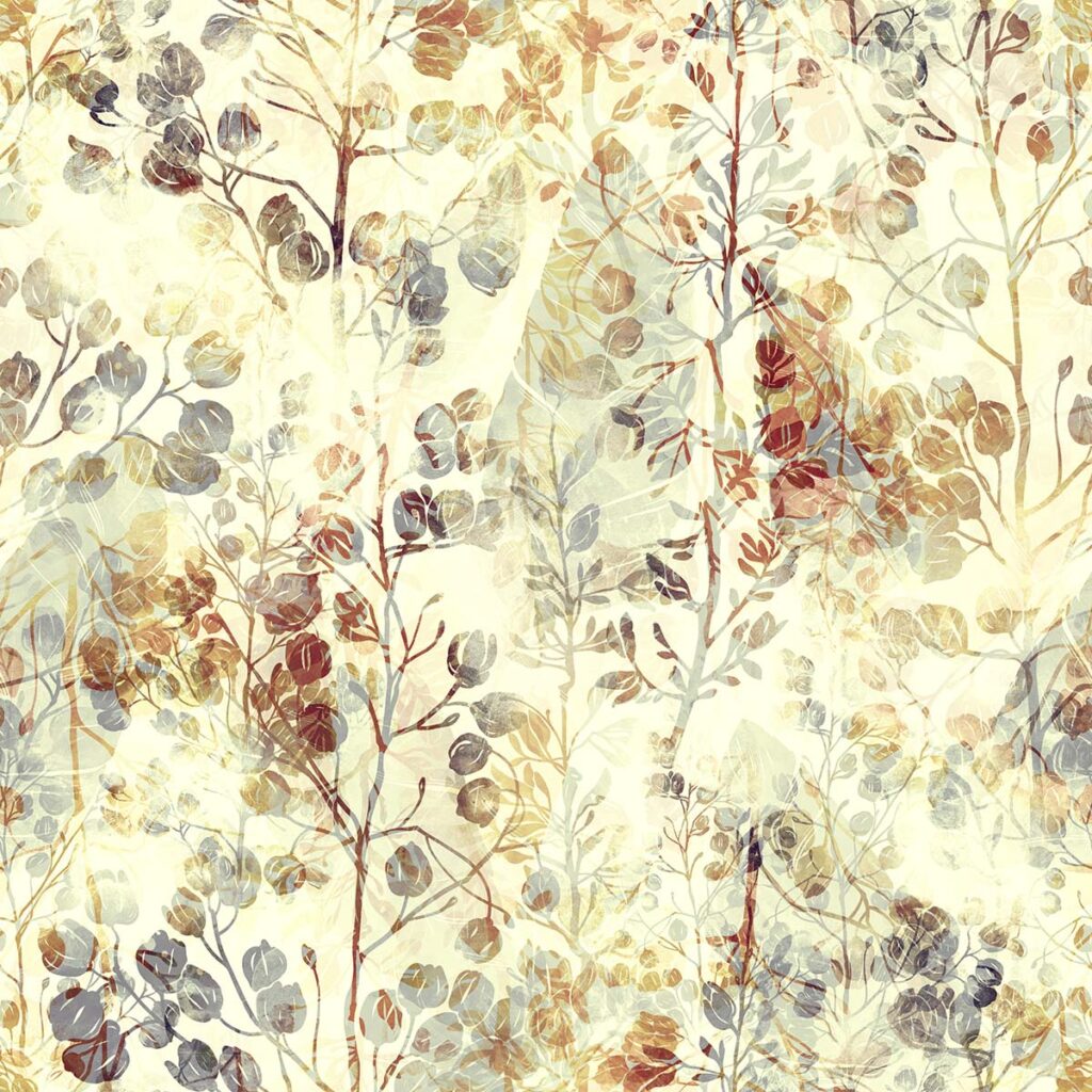 An Aesthetic Botanical Print Wallpaper - Magicdecor®