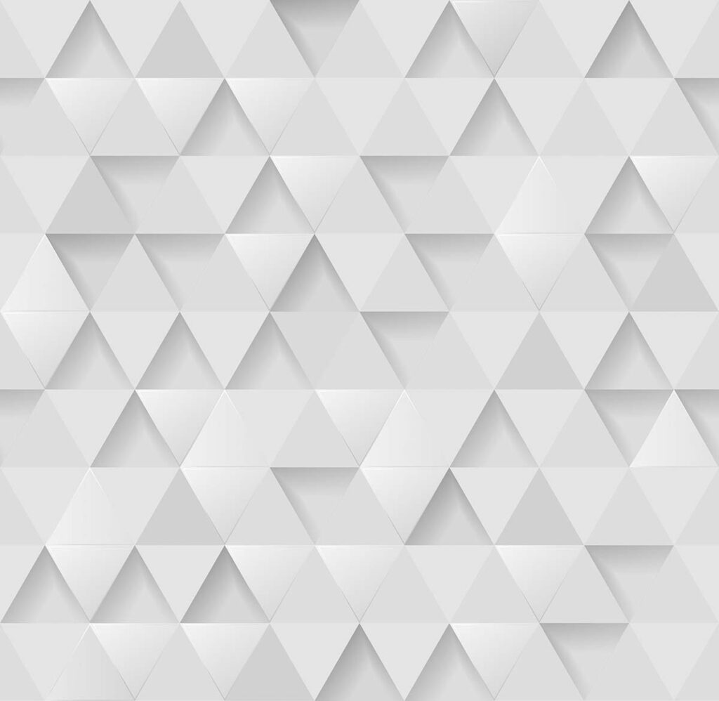 Geometric Gleam White Triangle Pattern Wallpaper - Magicdecor®