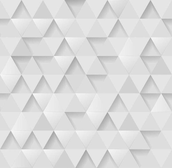 Geometric Gleam White Triangle Pattern Wallpaper - Magicdecor®