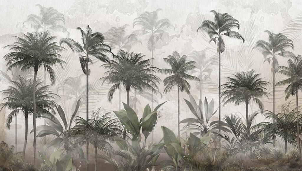 Palm trees, Forest Wallpaper for Walls - Magicdecor®