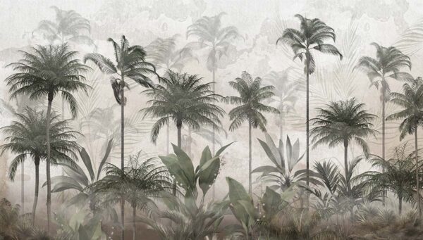 Palm trees, Forest Wallpaper for Walls - Magicdecor®