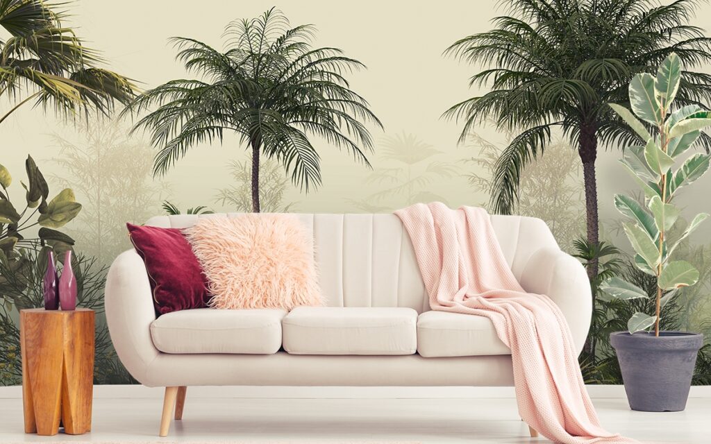 Bathroom Wallpaper - Tropical Forest - Magicdecor®