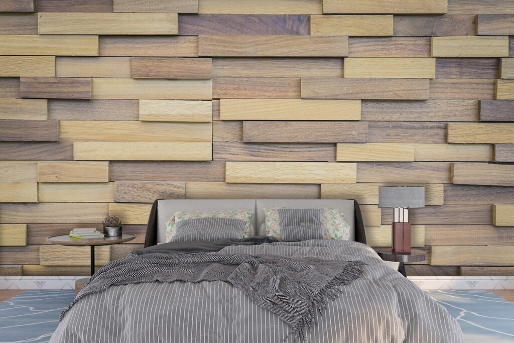 A wall made of wood - Magicdecor®