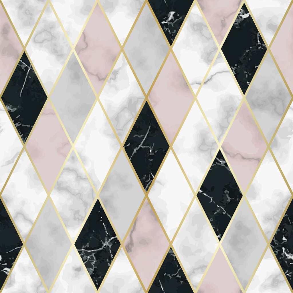 Pink Diamond Pattern Wallpaper for Walls - Magicdecor®