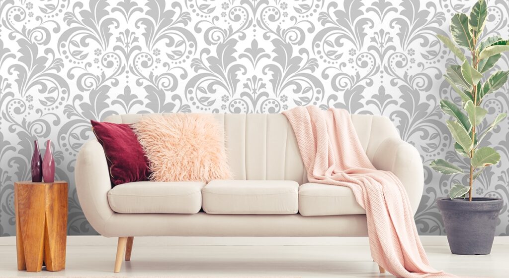 Grey and White Wallpaper for Walls - Magicdecor®