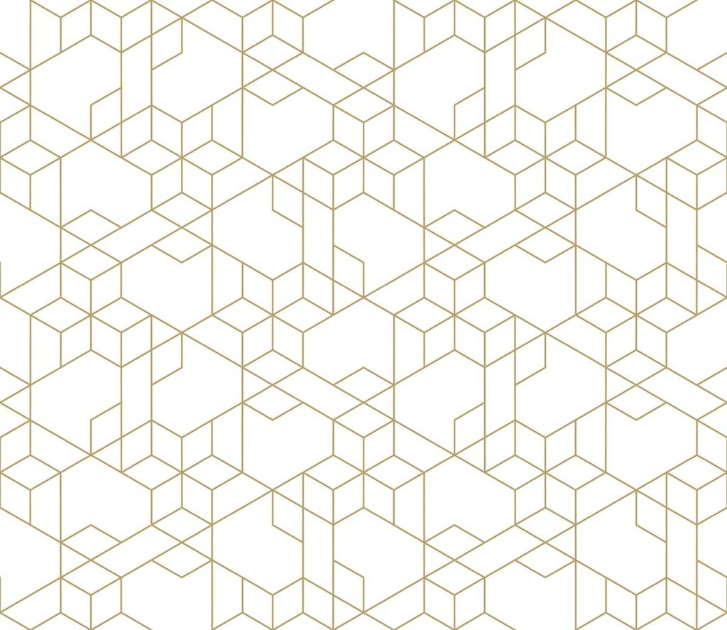 A pattern of orange lines - Magicdecor®