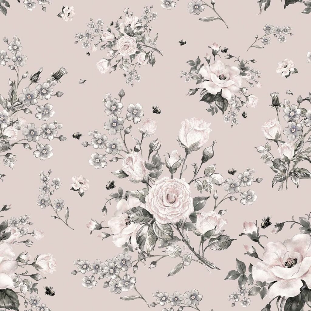 Serene Floral Magic Wallpaper Mural - Magicdecor®