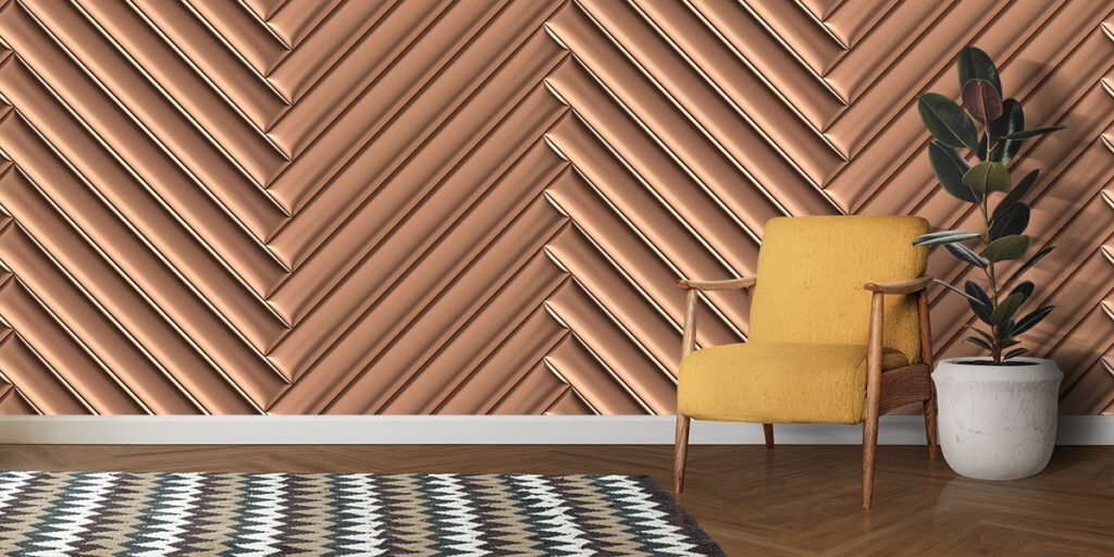 Zig Zag Pattern Wallpaper for Wall - Magicdecor®