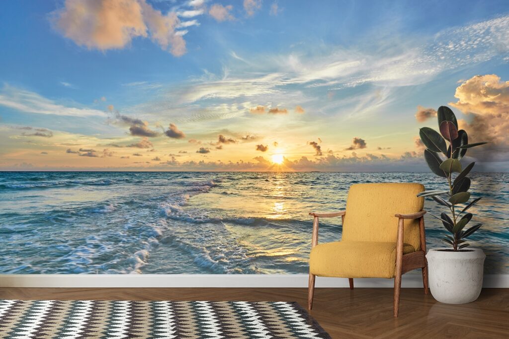 Beach Sunset Wallpaper - Magicdecor®