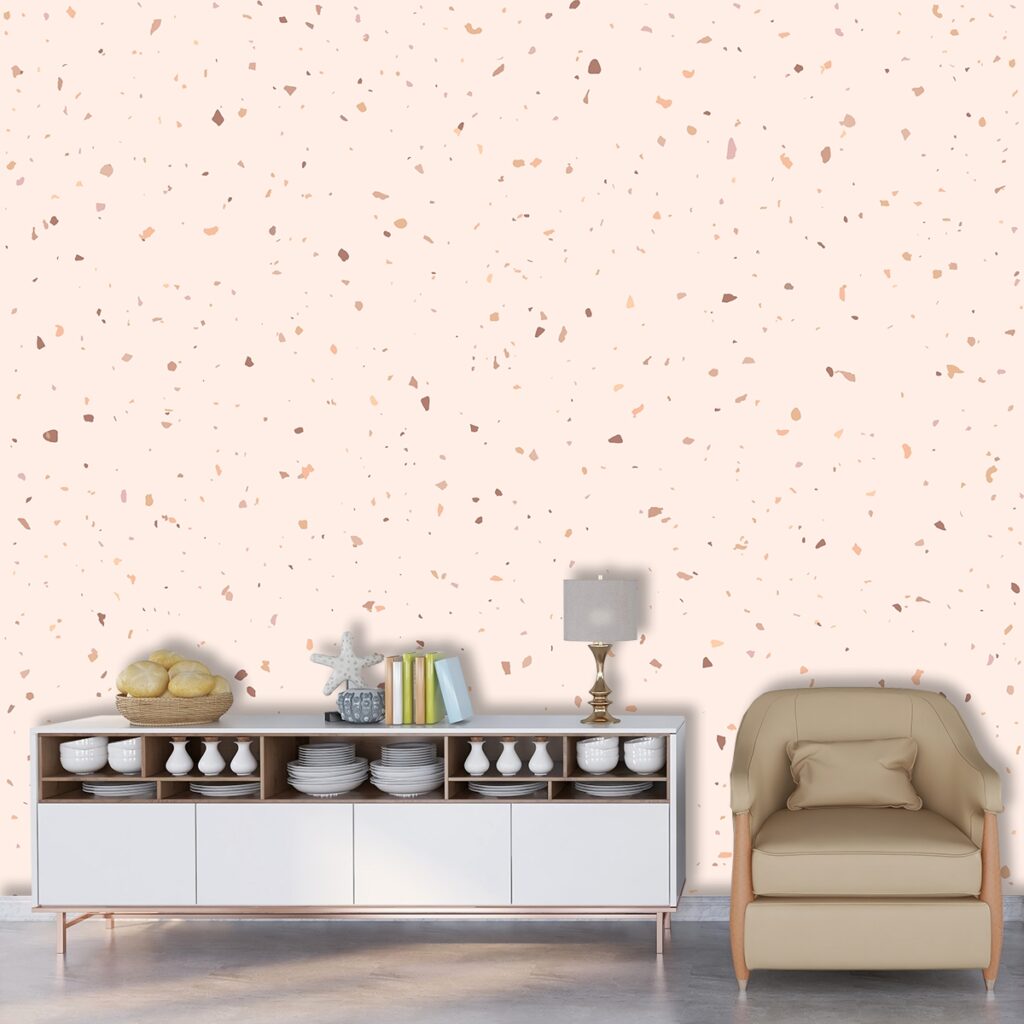 A white surface with small specks - Magicdecor®