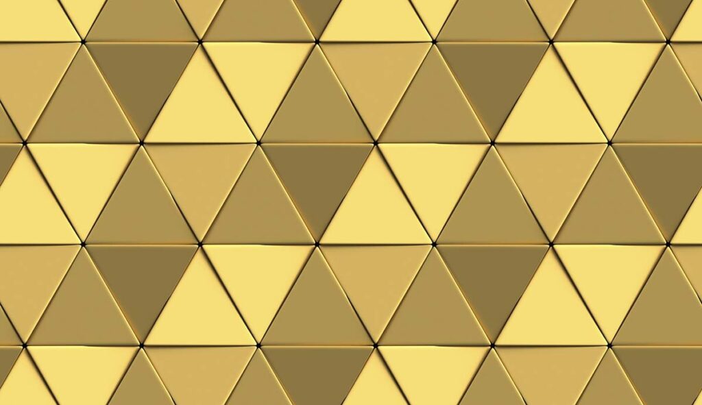 A Wallpaper Pattern of Triangles for Walls - Magicdecor®