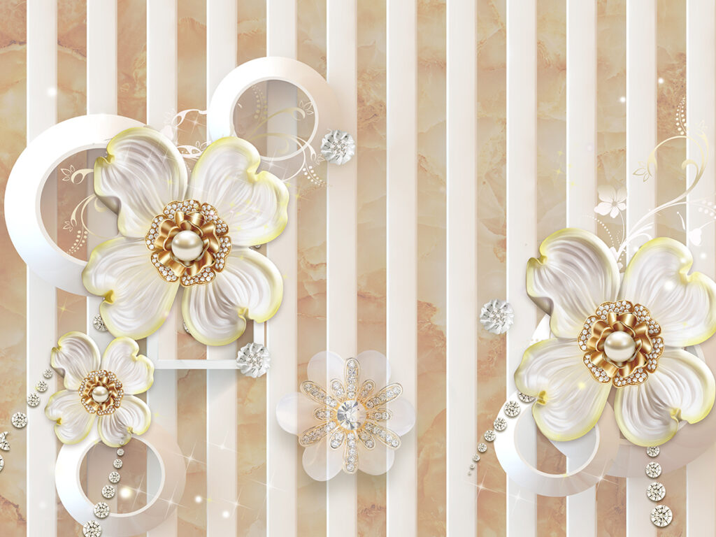 3d Wallpaper of Flowers for Wall - Magicdecor®