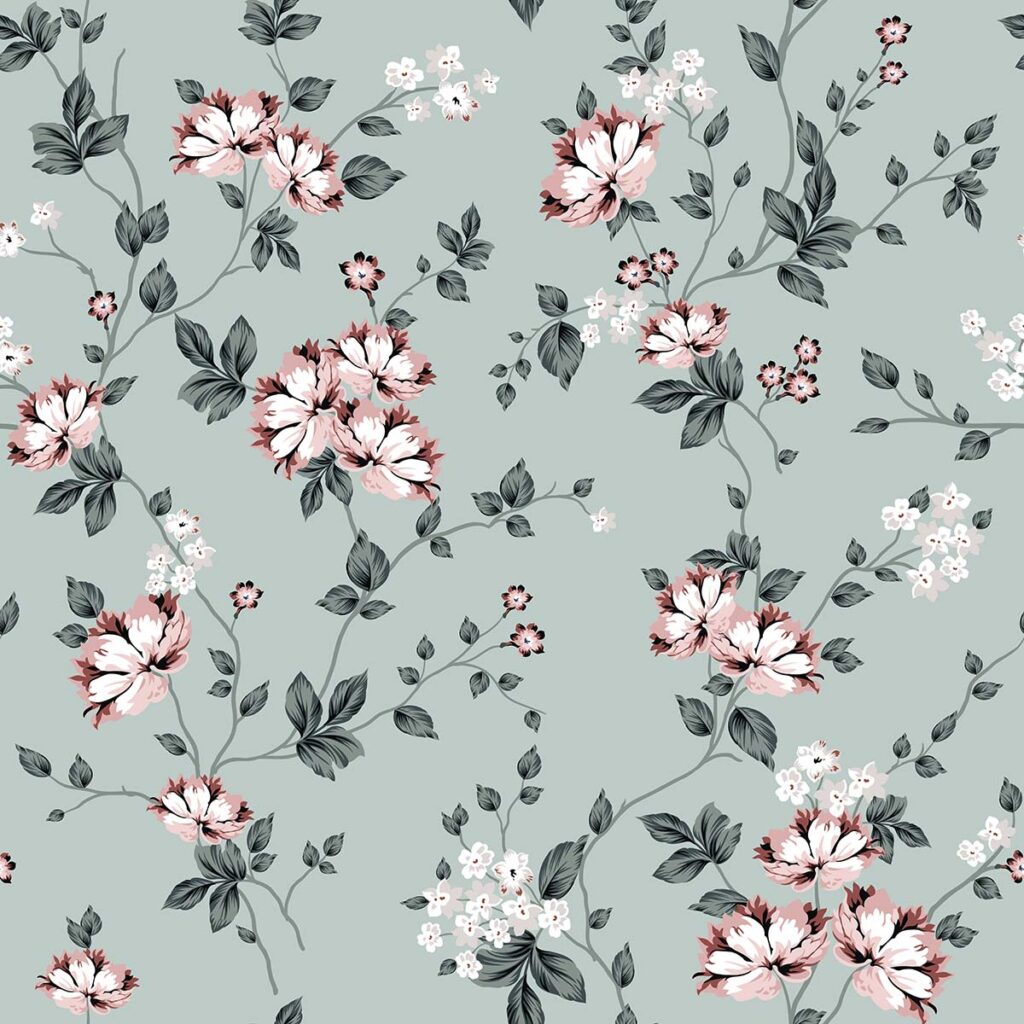 Floral Cascade Wallpaper - Magicdecor®