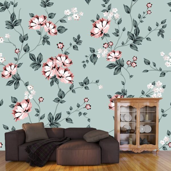 Floral Cascade Wallpaper - Magicdecor®