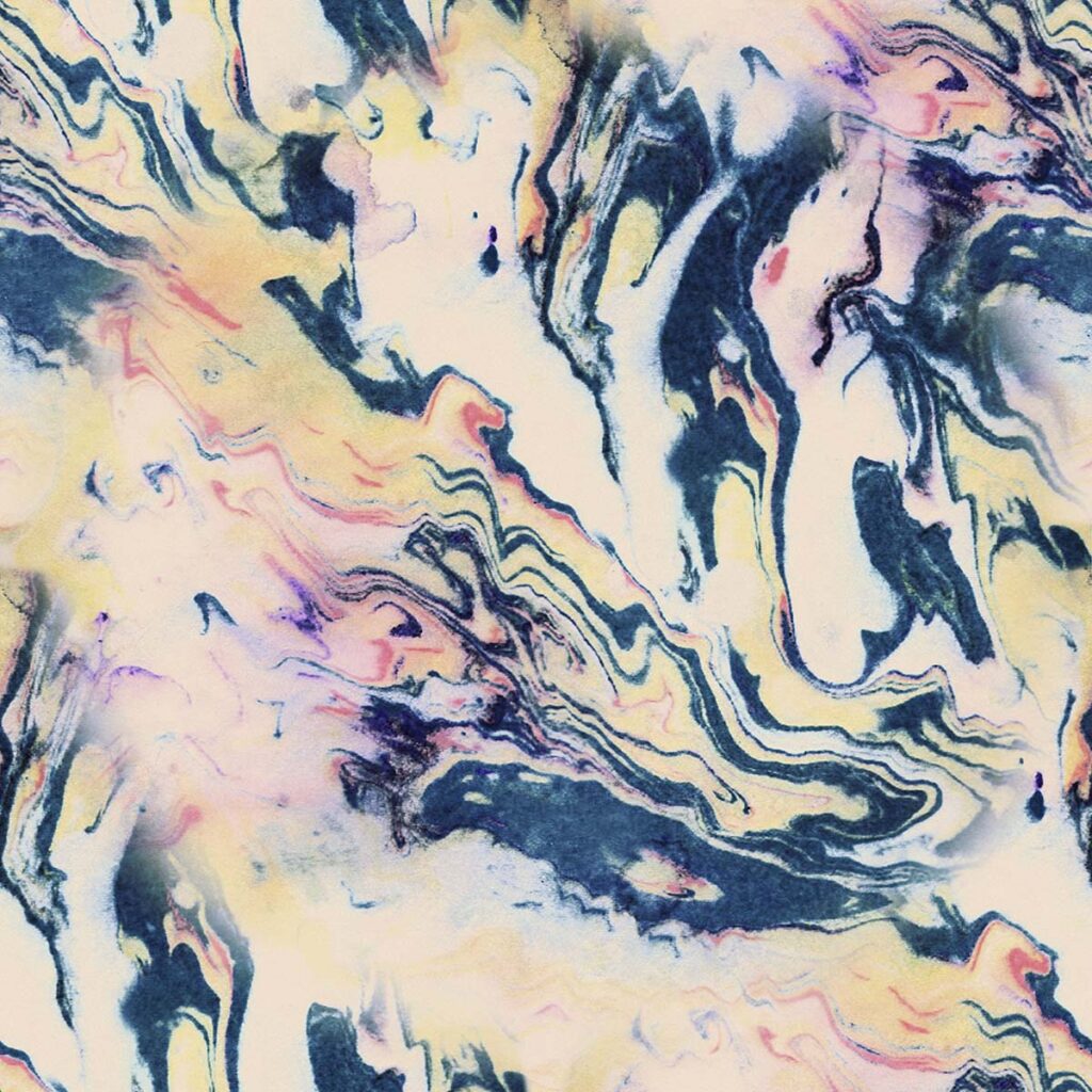 A colorful swirls on paper - Magic Decor