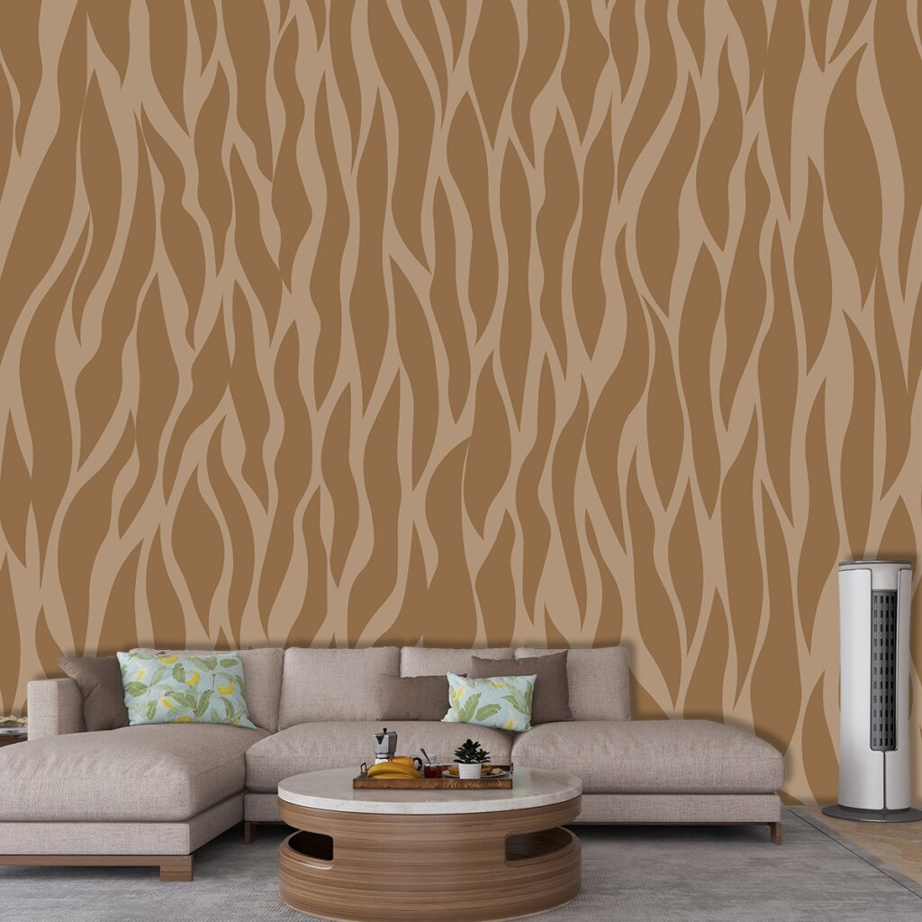 A brown and white pattern - Magicdecor®