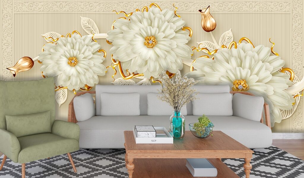 A 3D Wallpaper Mural with a European Effect - Magicdecor®