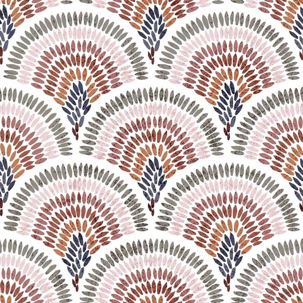 A pattern of colorful shapes - Magicdecor®