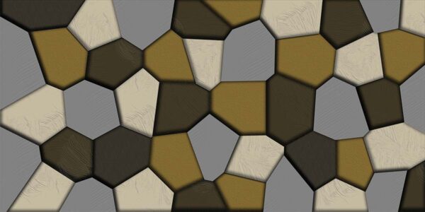 A pattern of different colored shapes - Magicdecor®