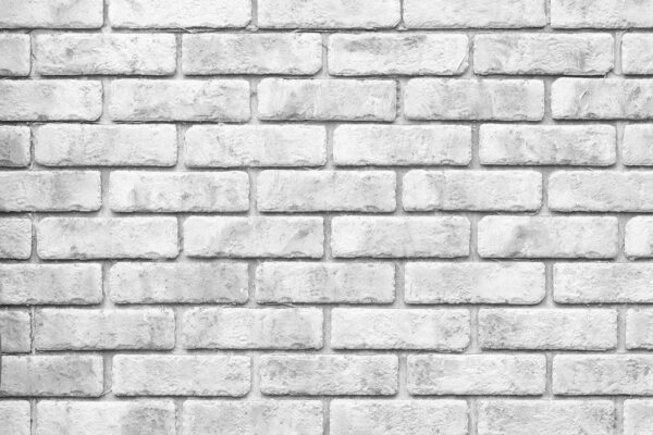 A White Brick Wall Design with Many Bricks - Magicdecor®
