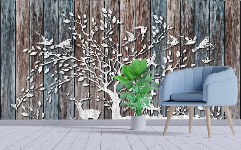 A tree with birds and animals on it - Magicdecor®