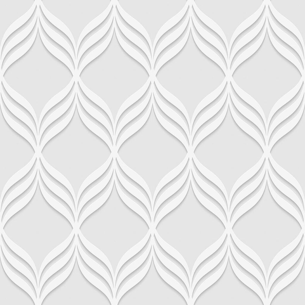 A white pattern with white shadow - Magicdecor®